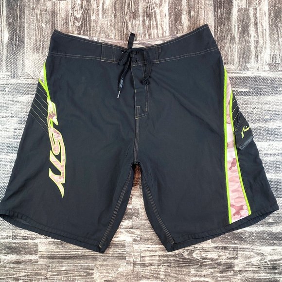 Rusty | Shorts | Rusty Cargo Board Shorts Black Camo | Poshmark
